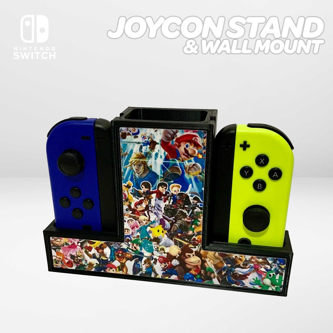 Super Smash Bros Joycon Stand / Wall Mount for Nintendo Switch - Etsy