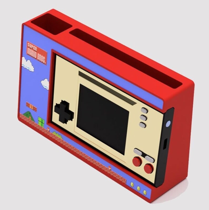 Super Mario Game & Watch Shelf Mini – Wall Mount/desk Stand - Etsy