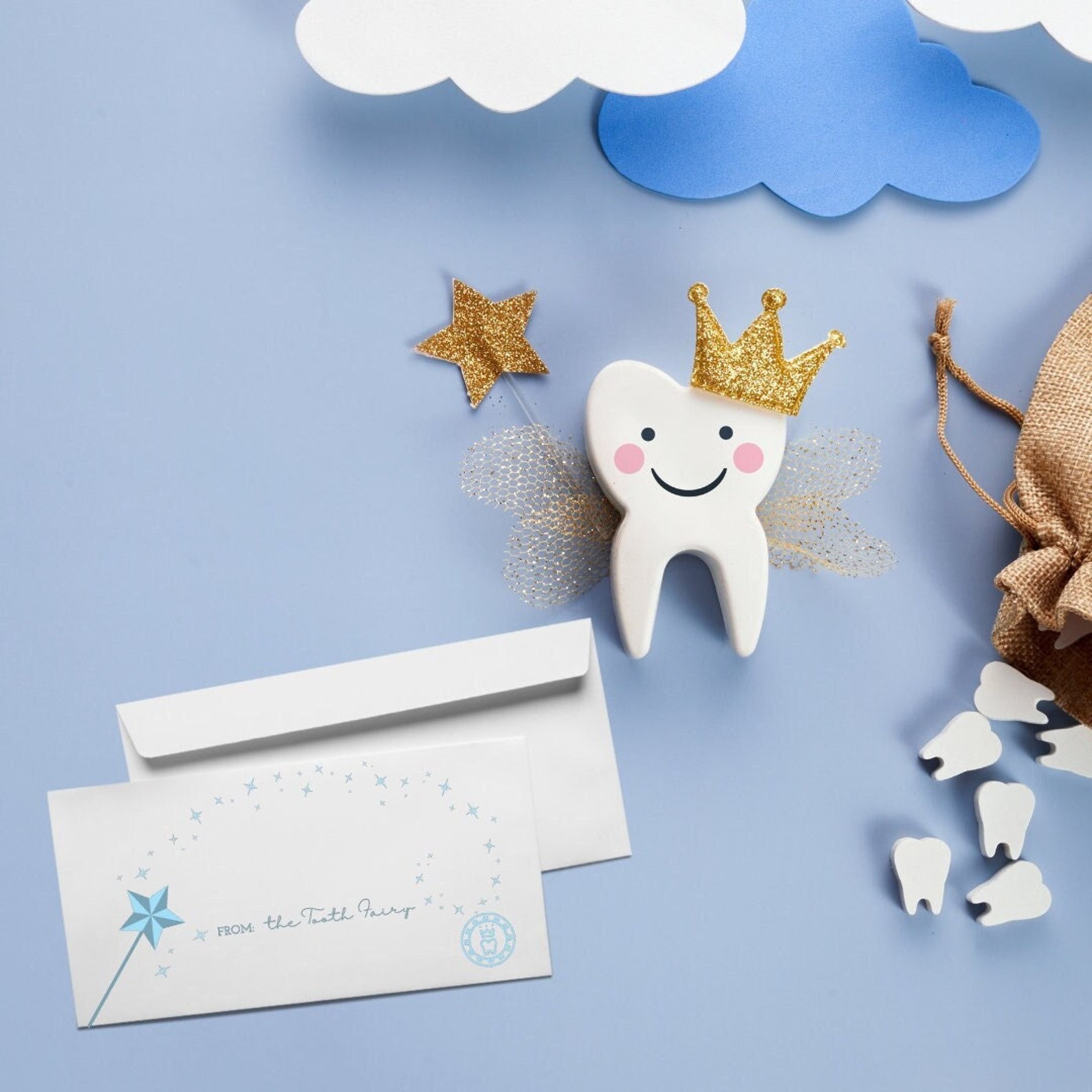 Printable Tooth Fairy Envelope Decal From the Tooth Fairy Transparent ...