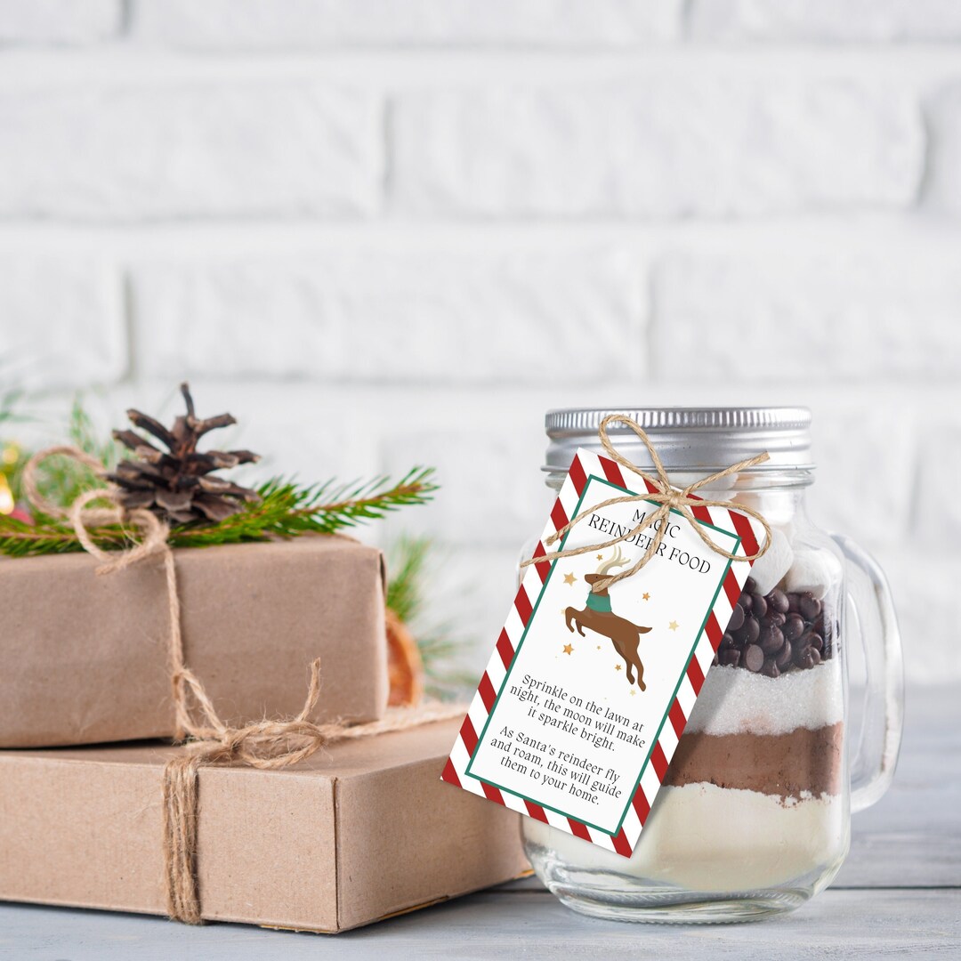 Magic Reindeer Food - Christmas Tags - Gift Tags - Reindeer Food Tag ...