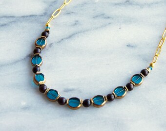 Eco-friendly Statement Necklace A Breath of Fresh Air Recycled Vintage ...