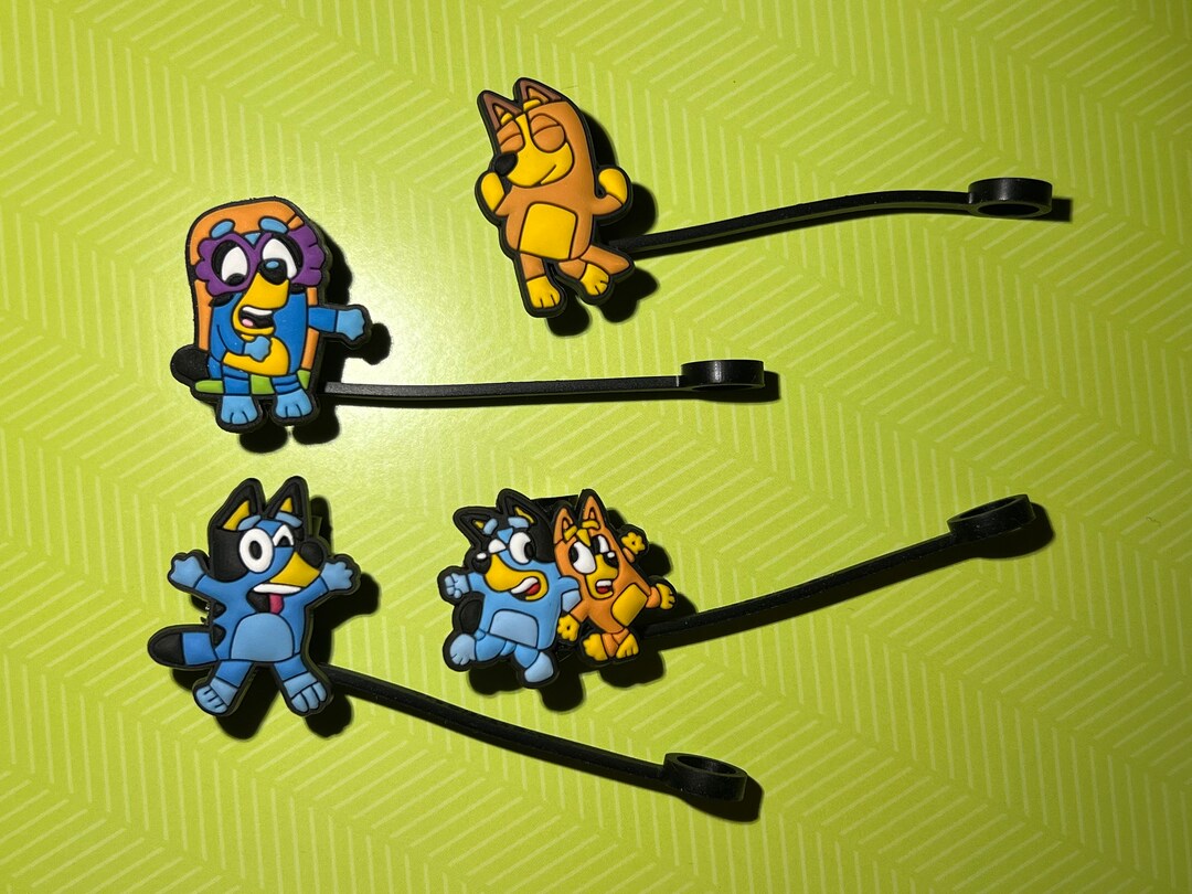 Bluey Straw Topper Cover Bundle - Etsy