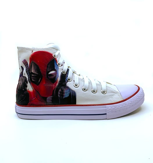 Deadpool Fan Art Custom Converse All Star Supervillain Custom - Etsy
