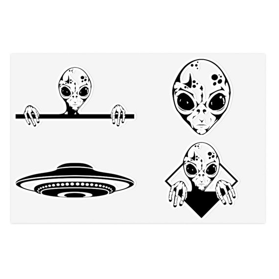 Alien Sticker Sheets | Etsy
