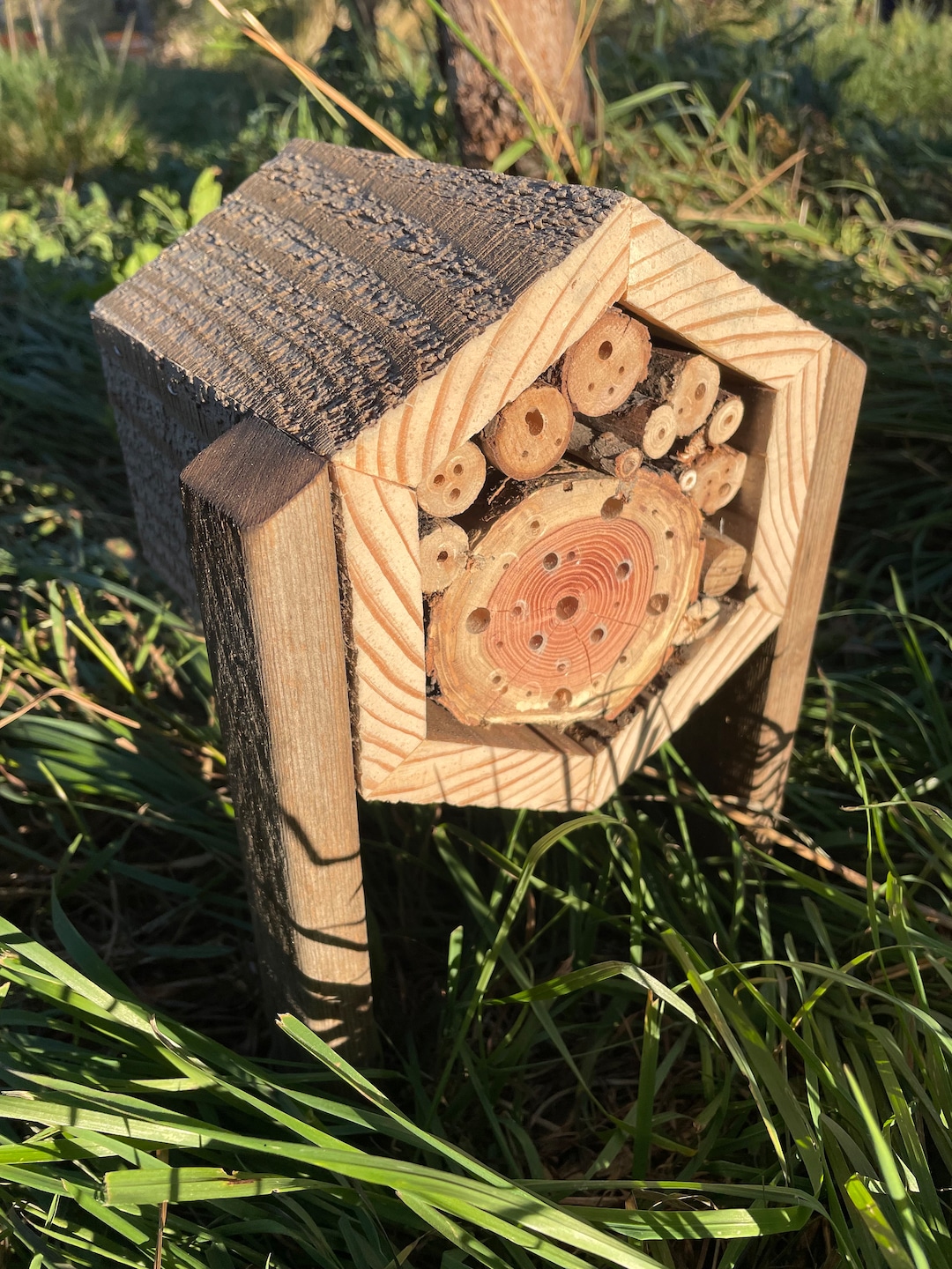 Standing Hexagon Native Bee Home - Etsy