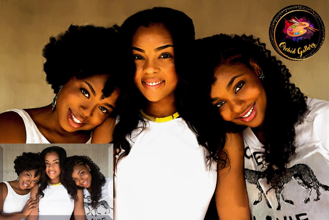 Personalized Portraits Immortalize Your Moments: Custom Oil Paint ...