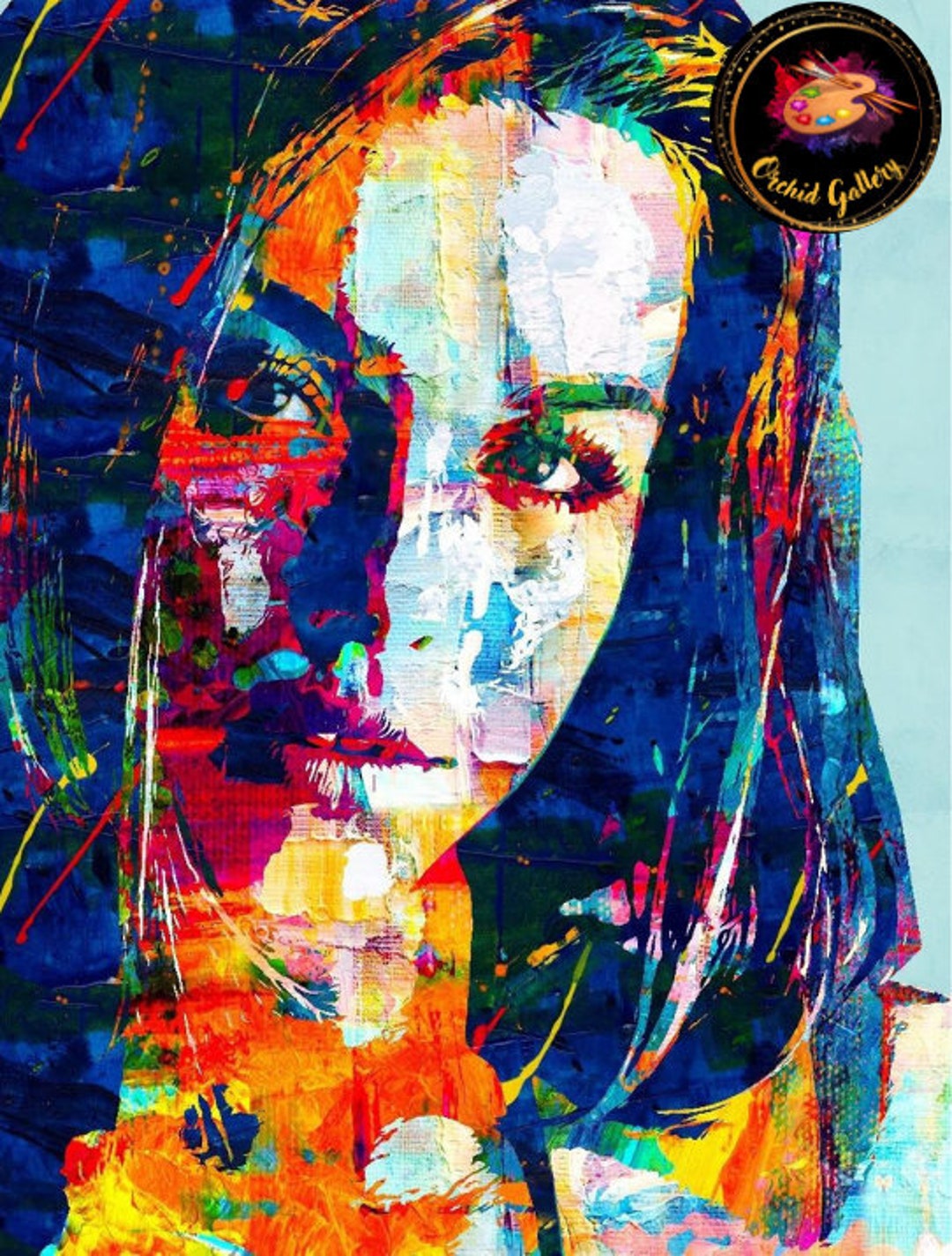 Personalized Portraits Digital Mastery: Custom Abstract Art for ...