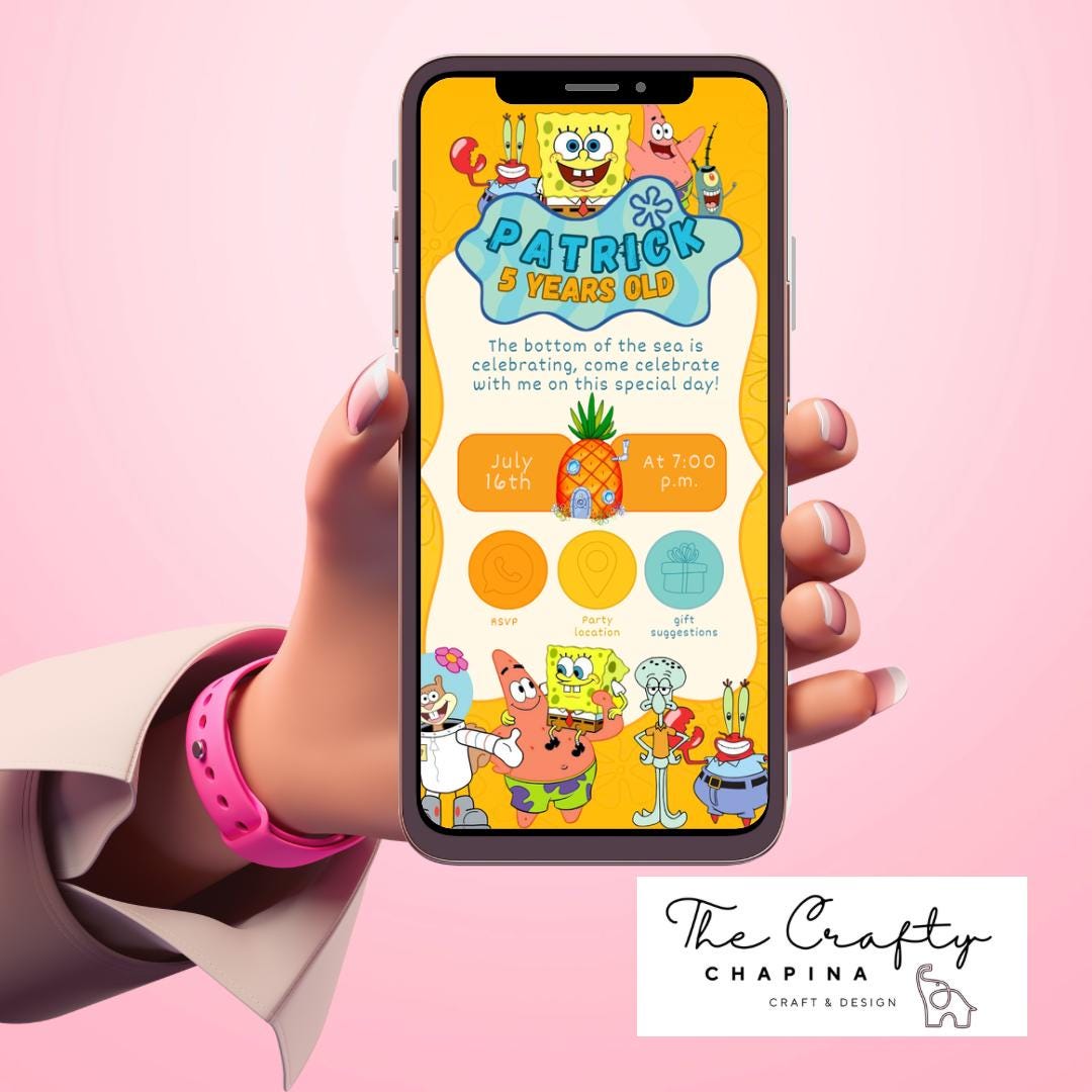 Interactive Party Invitations - Etsy