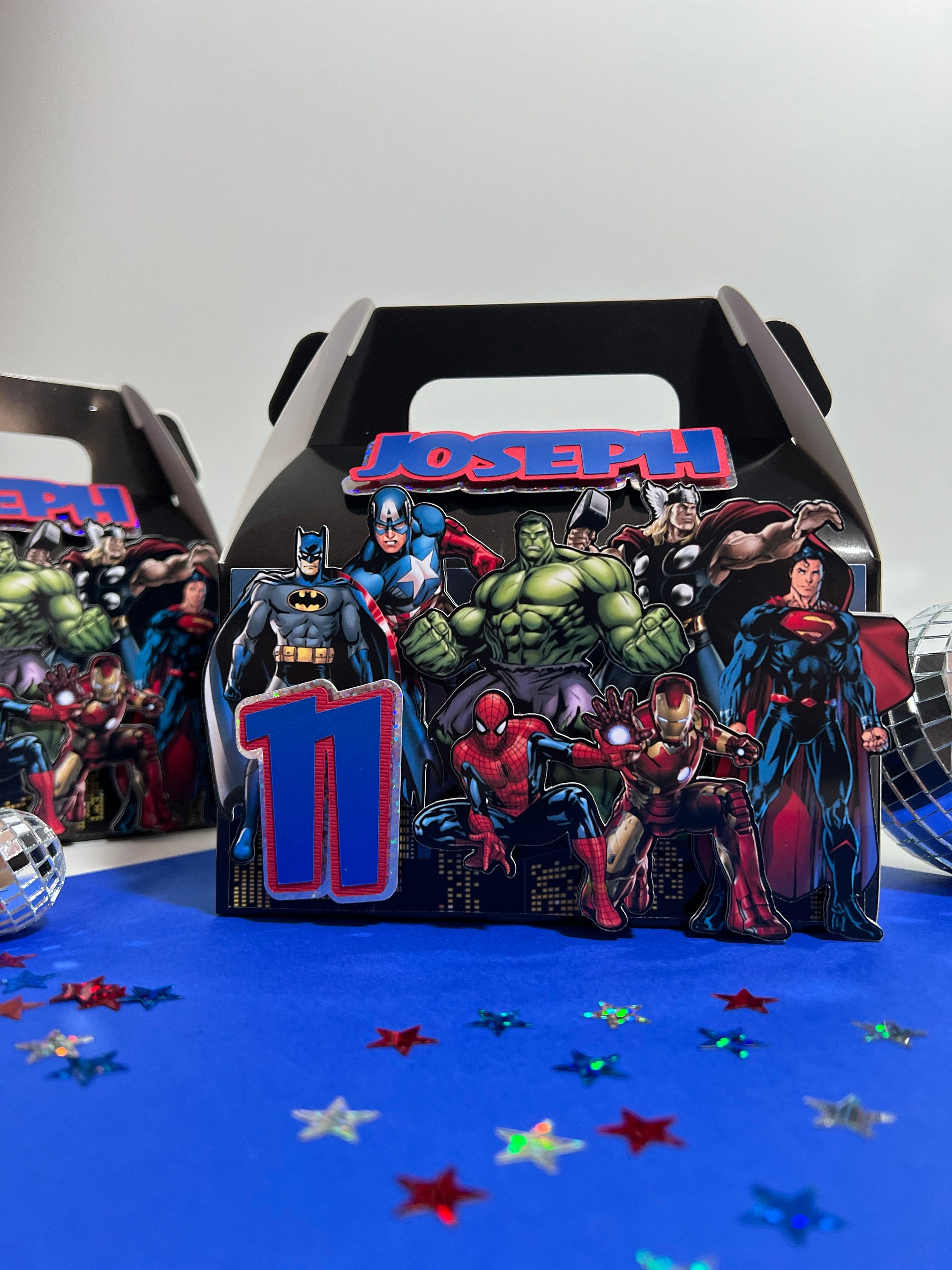 Superheroes Gable Boxes - Etsy