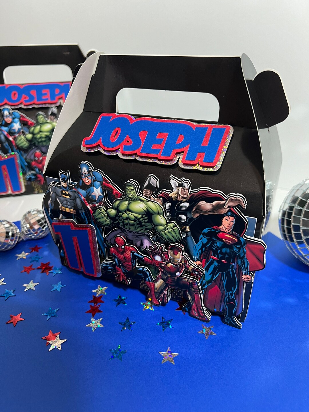 Superheroes Gable Boxes - Etsy