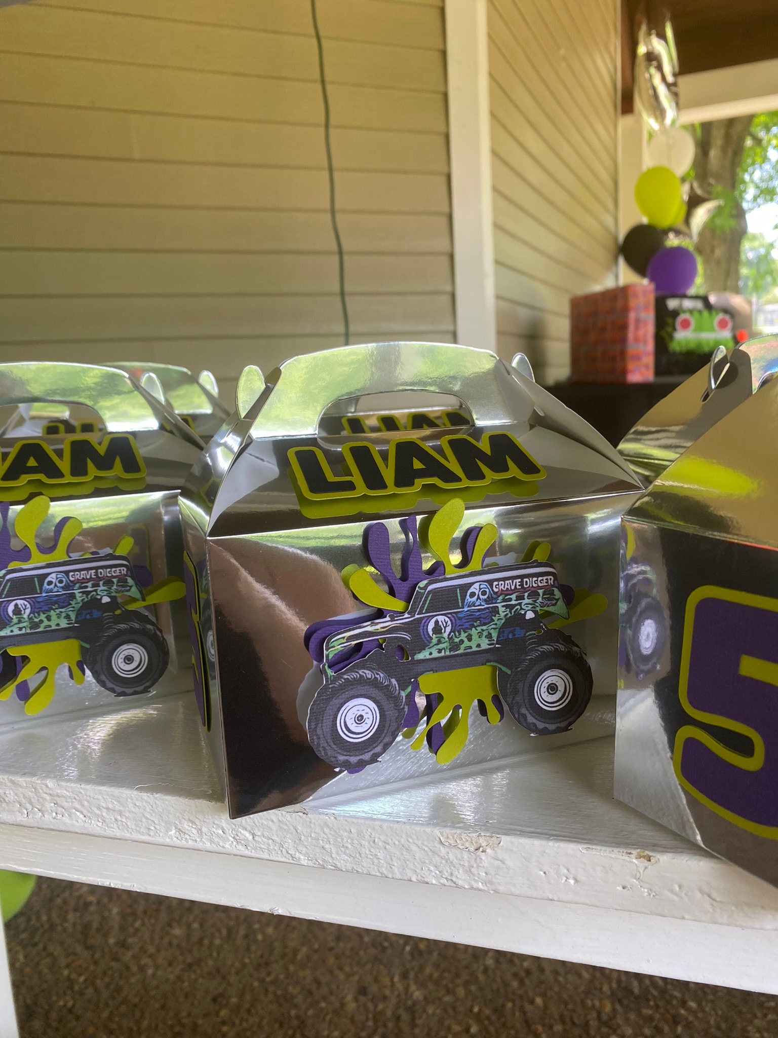 Monster Jam Gable Boxes - Etsy