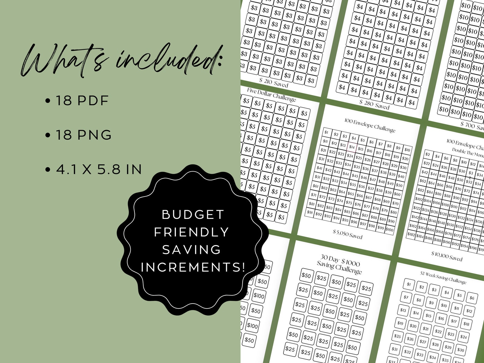 Saving Money Challenge 2023 Saving Money Bundle Money Saving - Etsy