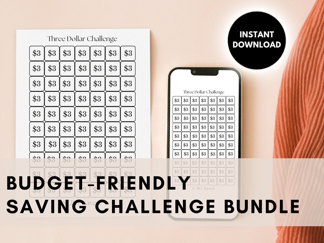 Saving Money Challenge 2023 Saving Money Bundle Money Saving - Etsy