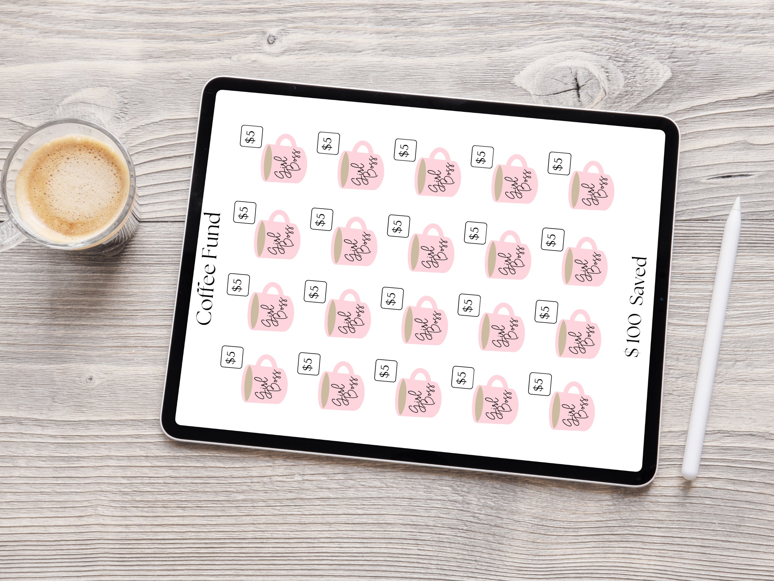 Savings Challenge Bundle Cash Stuffing Challenge Girly Printable ...