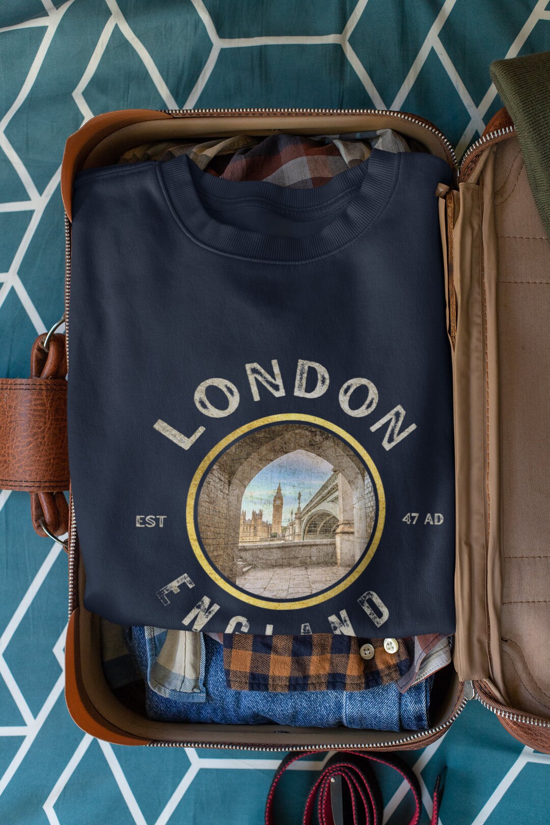 London, London Sweatshirt, London England, Graphic Design, Big Ben ...