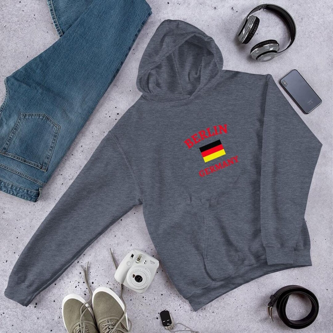 Berlin Germany Hoodie, Germany Flag Hoodie, Berlin Hoodie, Germany ...