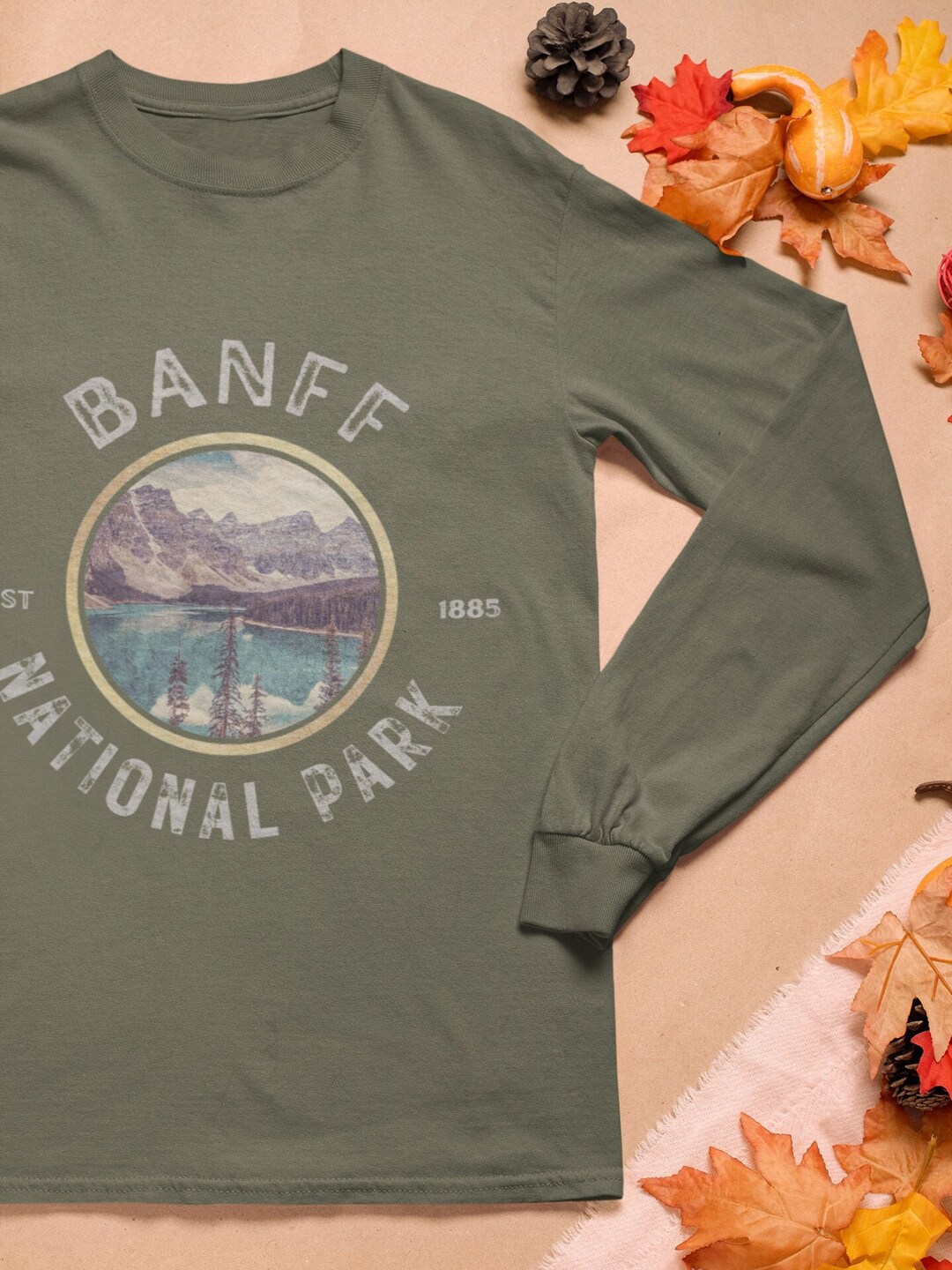 Banff National Park, Banff Long Sleeve Shirt, Canada Shirt, Alberta ...