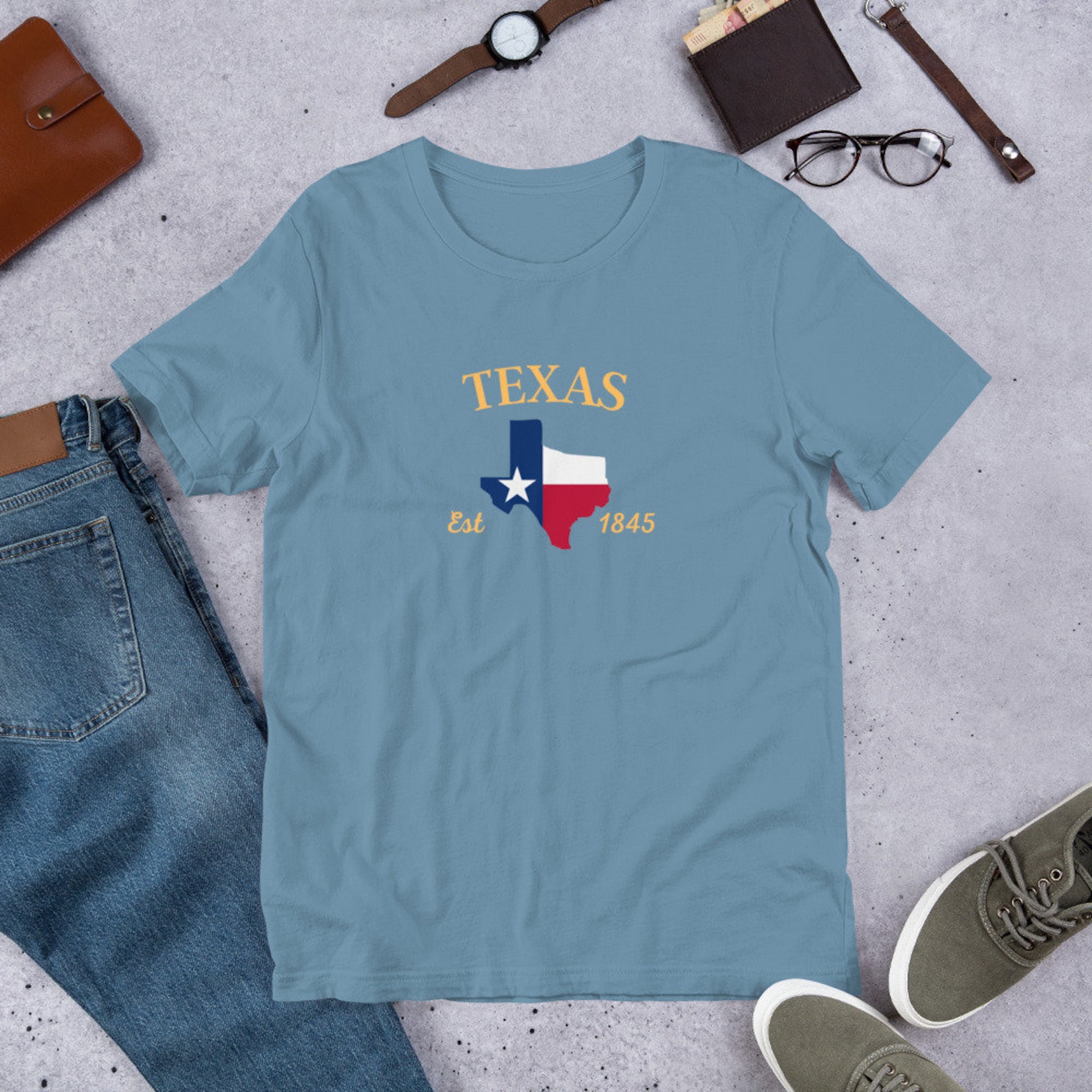 Texas T-shirt, Texas Pride Cowboy Graphic Tee, Gift for Proud Texans ...