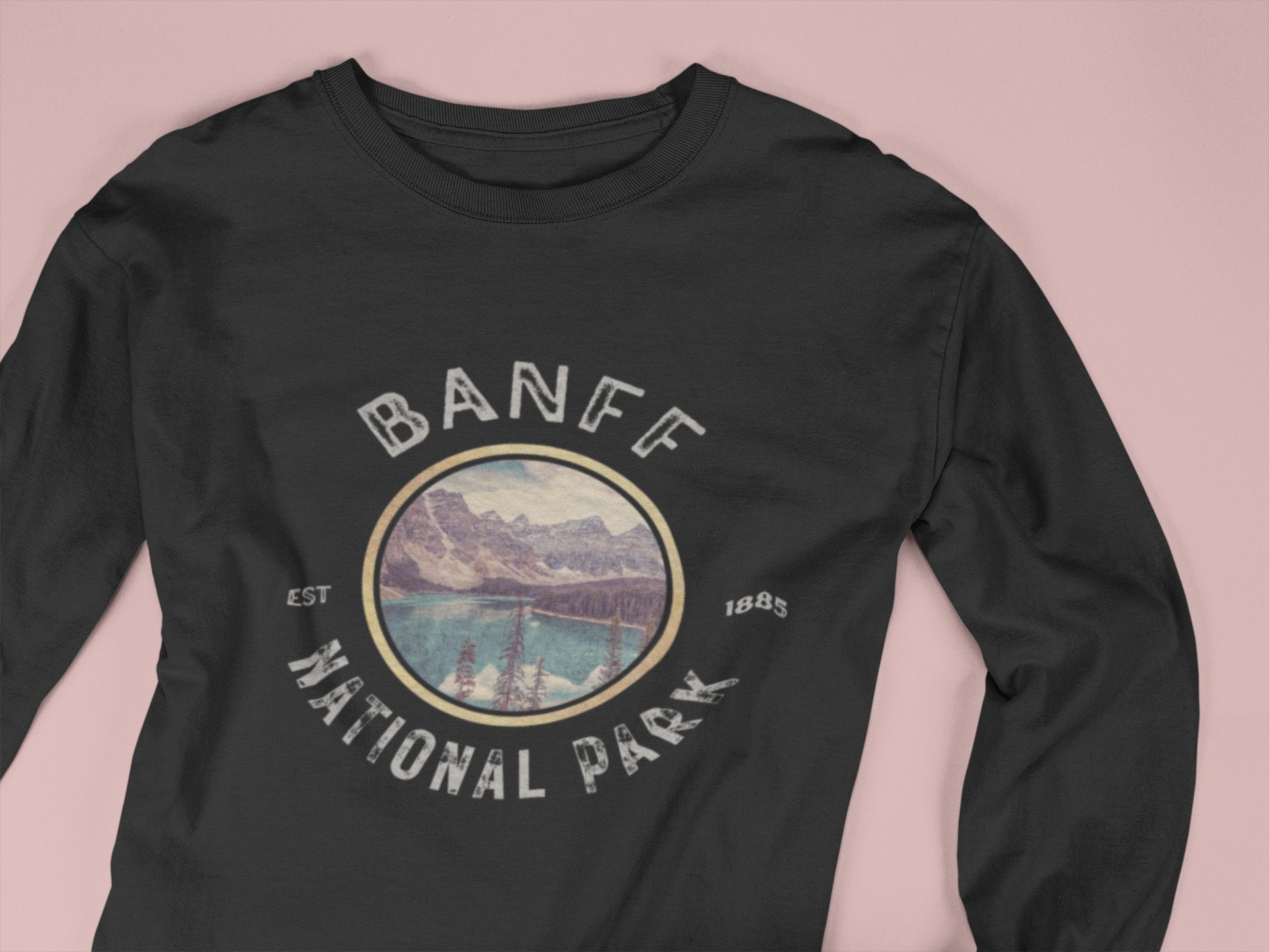 Banff National Park, Banff Long Sleeve Shirt, Canada Shirt, Alberta ...