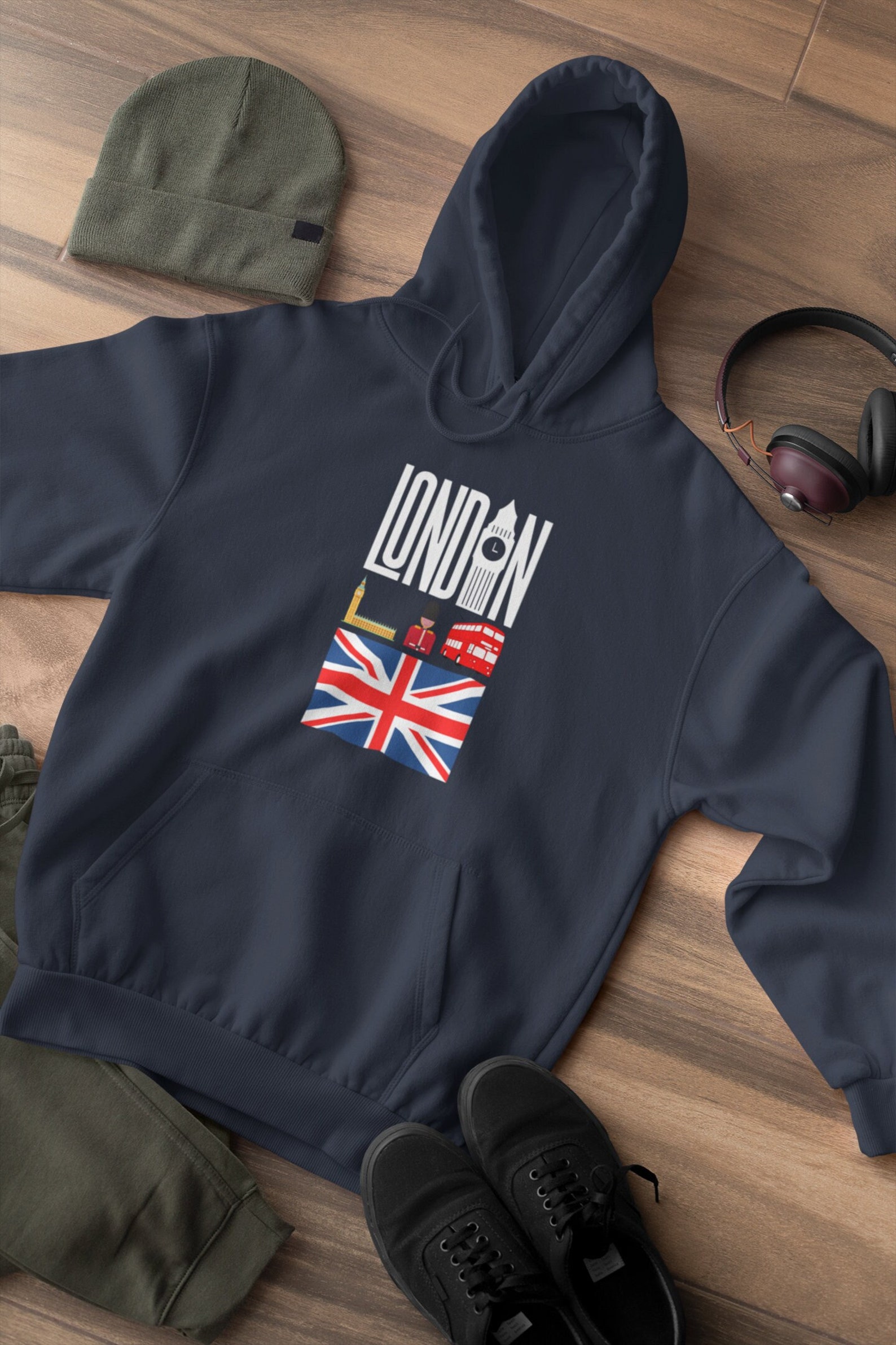 London, England, UK, United Kingdom, Great Britain, Unisex Hoodie ...