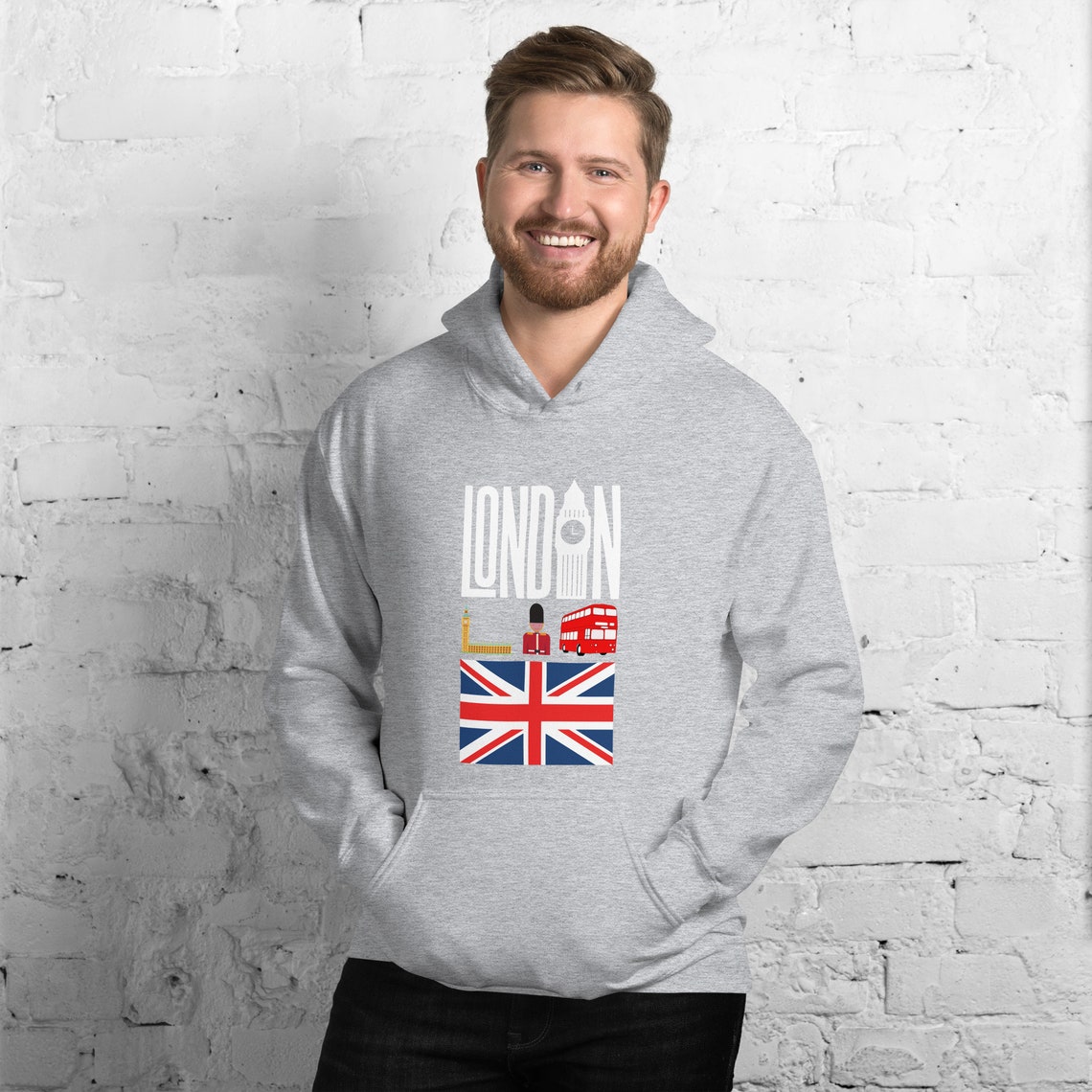 London, England, UK, United Kingdom, Great Britain, Unisex Hoodie ...