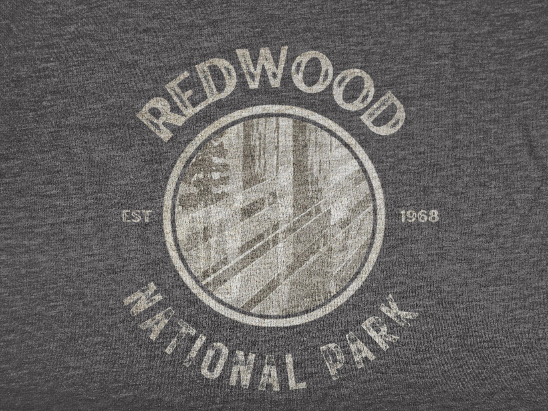 Redwood, Redwoods, National Park, Northern California, Tee, T-shirt ...