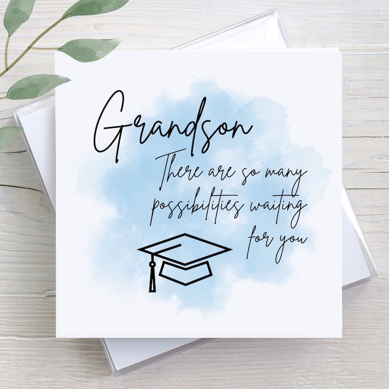 College Graduation Cards for Grandson - Etsy