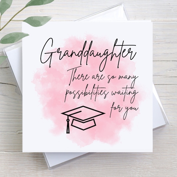 Granddaughter Graduation Card - Etsy