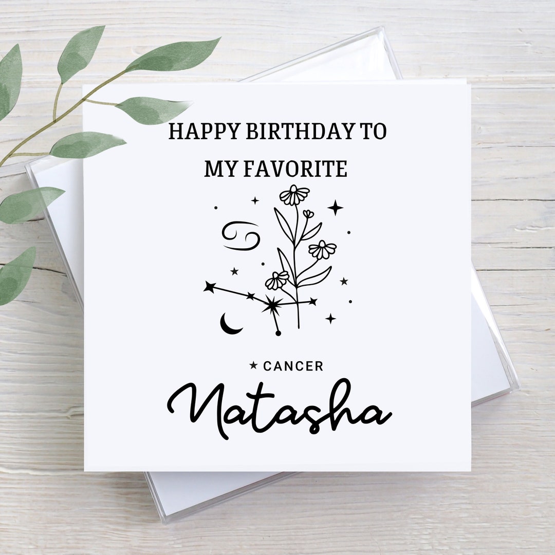 Happy Birthday to My Favorite Cancer, May Birthday Gift, June Birthday ...