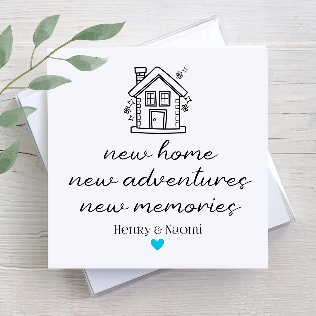 Card for New Home Buyers, Gift for New Home Buyers, Housewarming Card ...