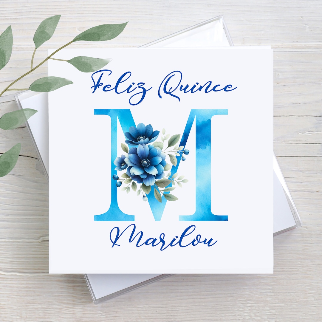 Feliz Cumpleaños Card, Custom Feliz Quince Card, Custom Greeting Card ...