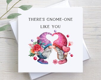 There is Gnome One Like You Greeting Card - Etsy