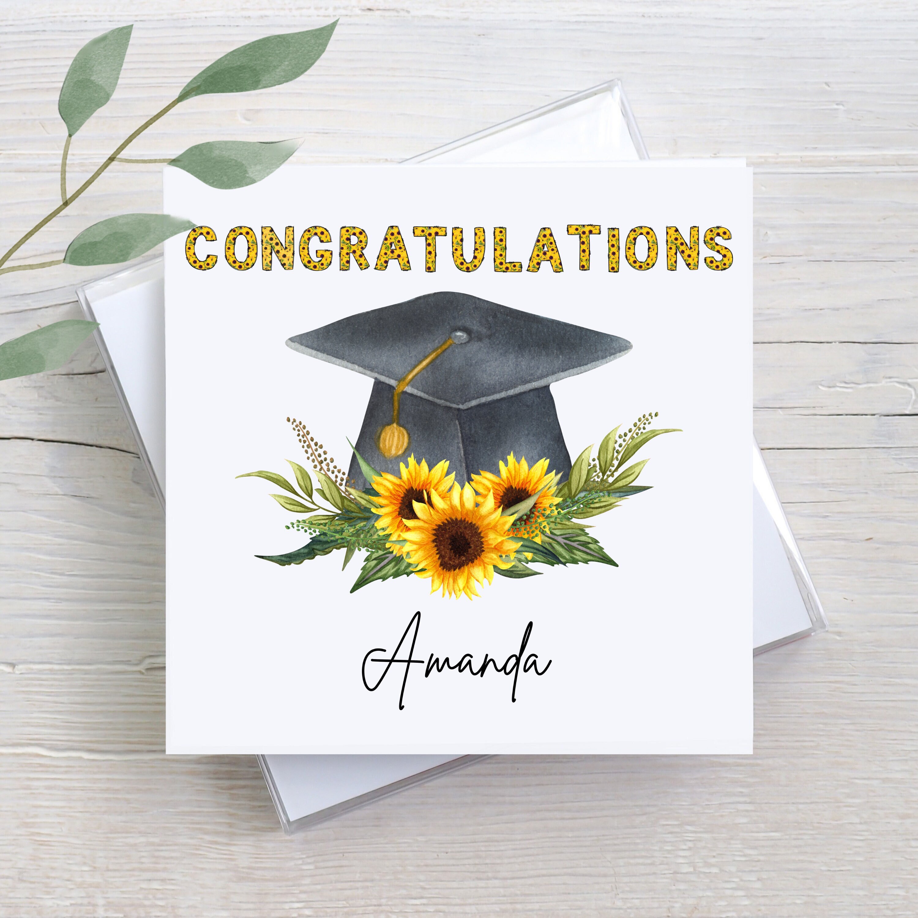 Custom Graduation Card for Her, Class of 2023, Graduation Greeting Card ...