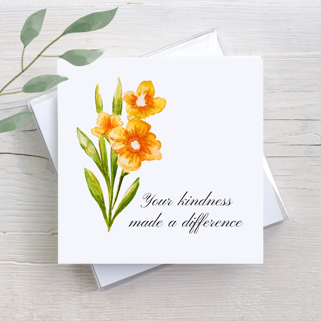 Custom Appreciation Card, Thank You Greeting Card, Custom Greeting Card ...