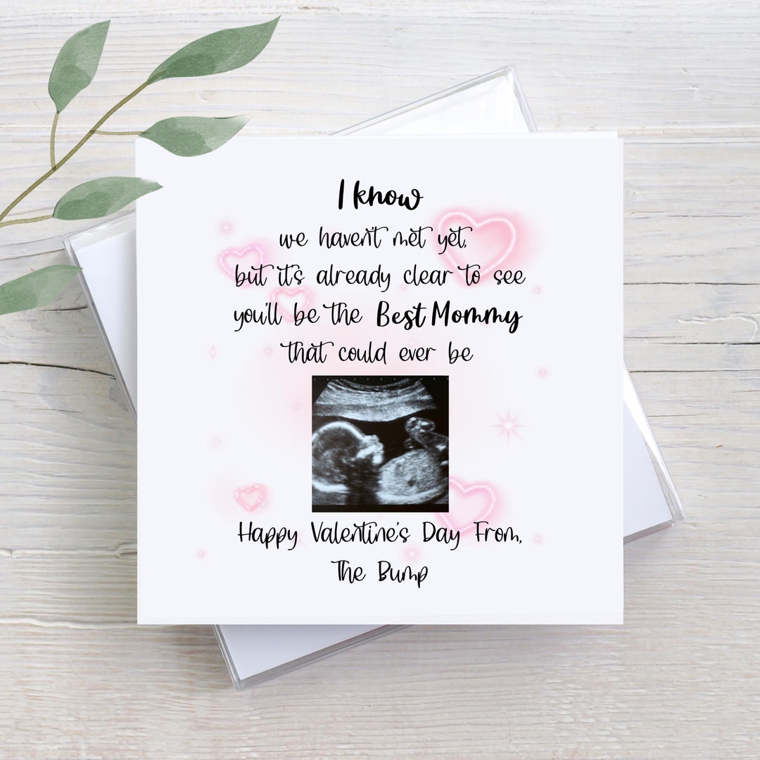 Valentine's Card for Expecting Mother, Valentine's Gift for Expecting ...