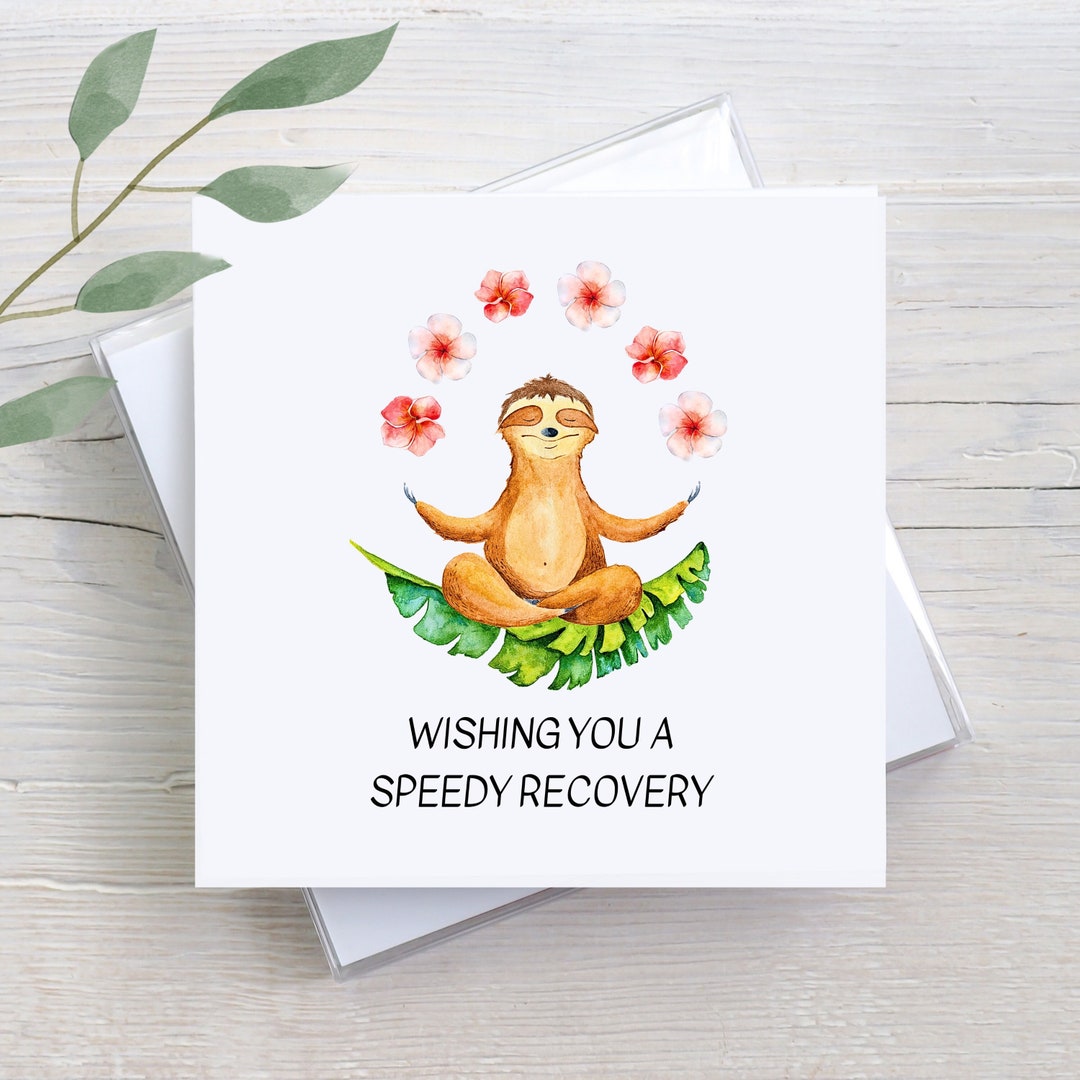 Wishing You A Speedy Recovery Card, Funny Get Well Soon Card ...