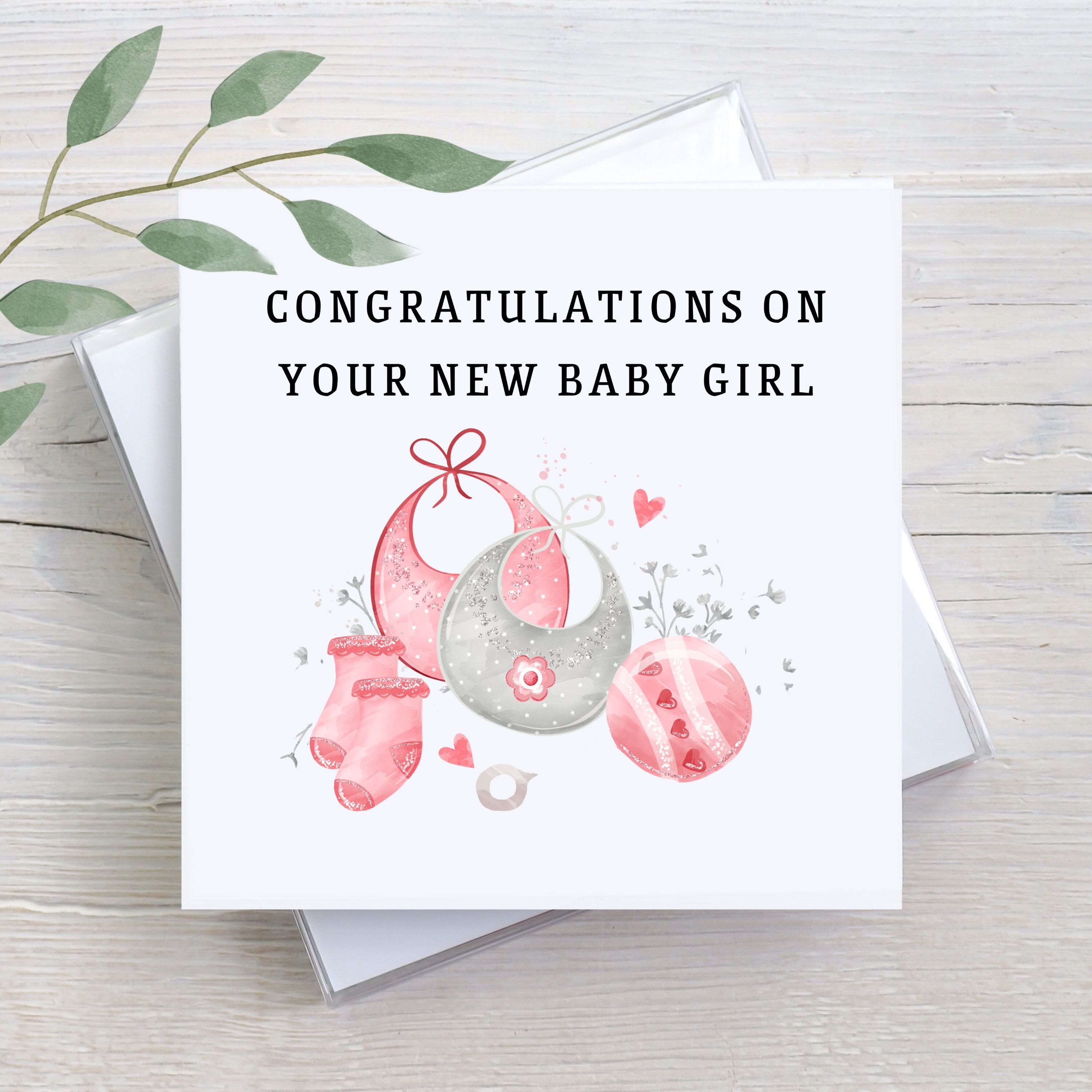 Congratulations On Your New Baby Girl Cards