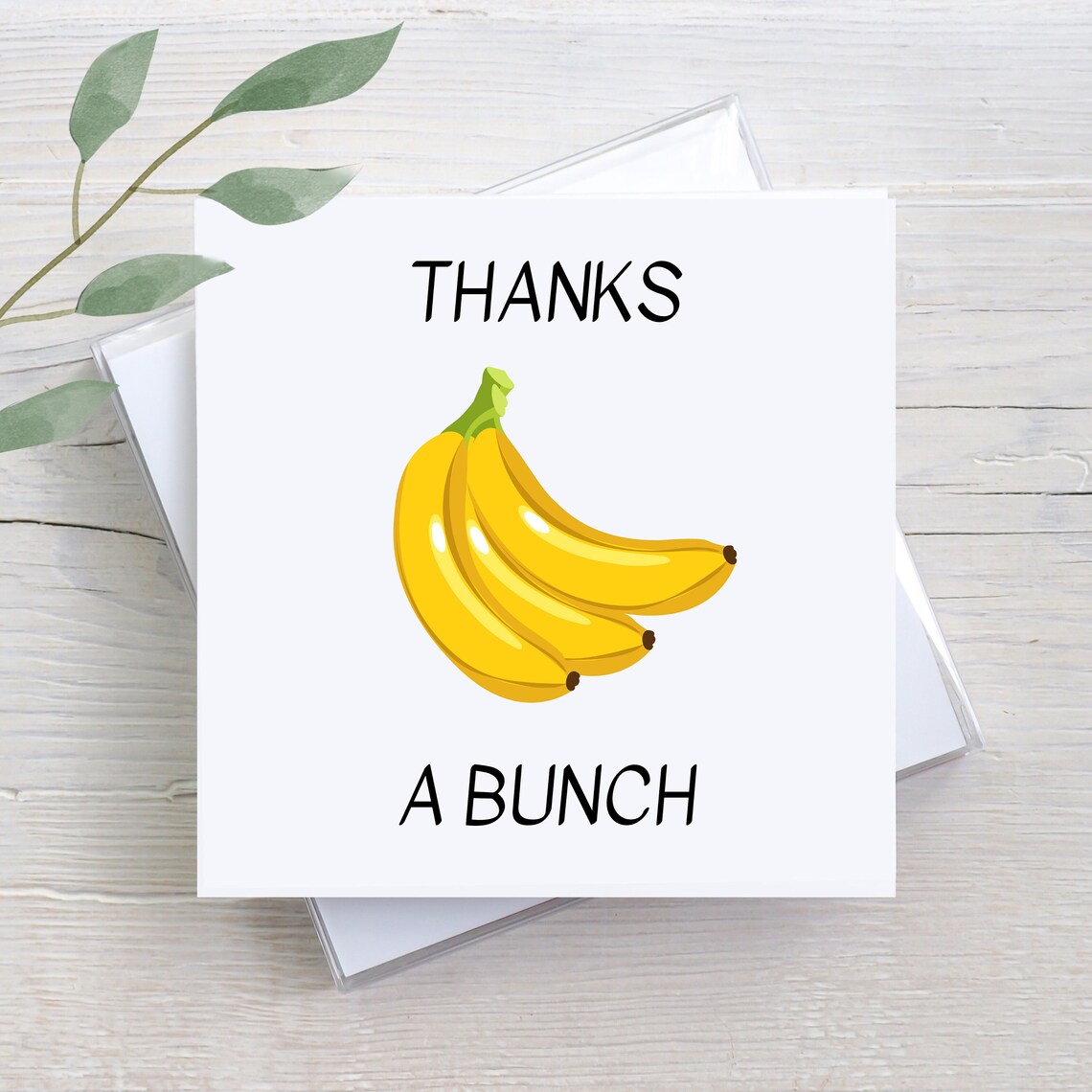 Funny Thank You Card, Custom Thank You Card, Thank You Greeting Card ...
