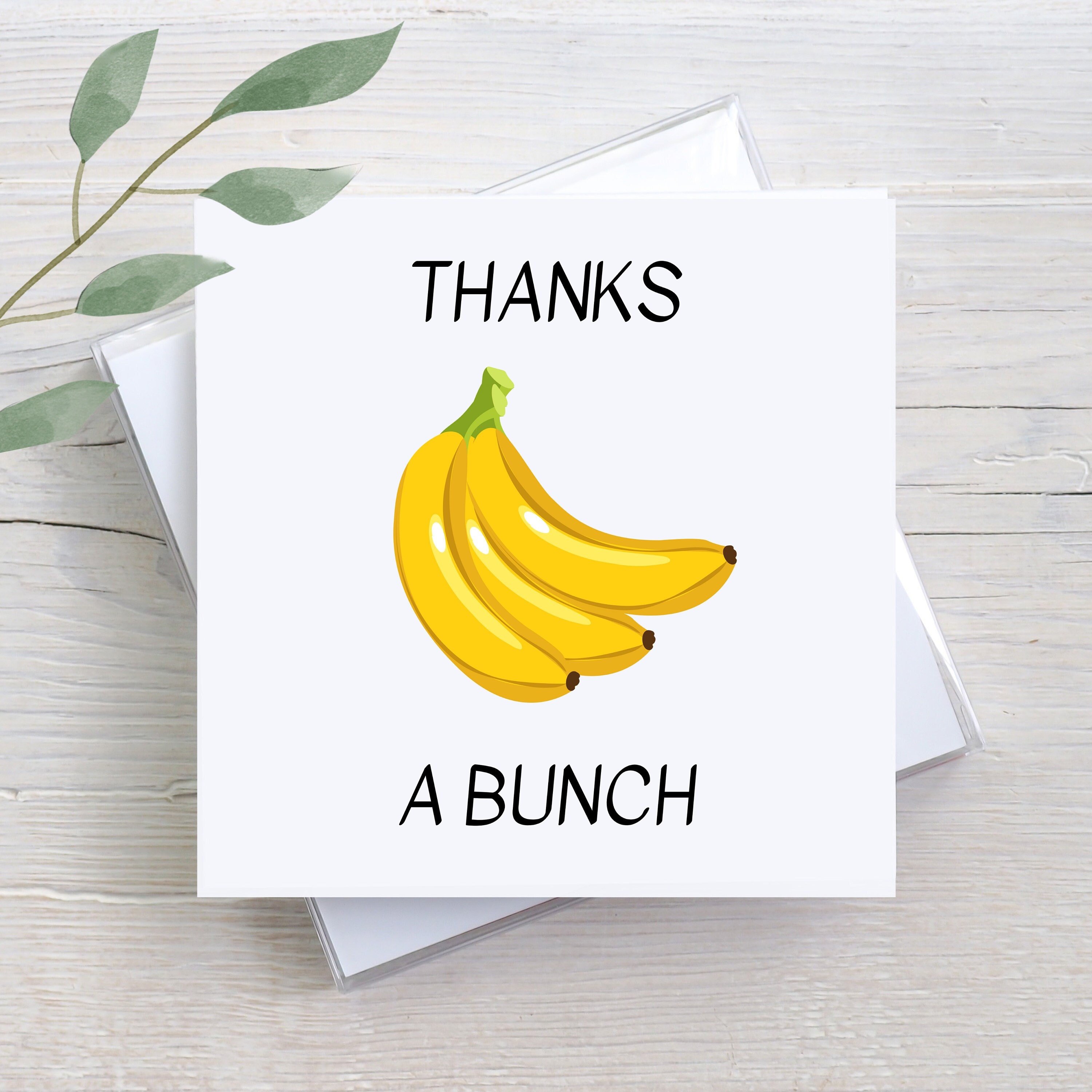 Funny Thank You Card, Custom Thank You Card, Thank You Greeting Card ...