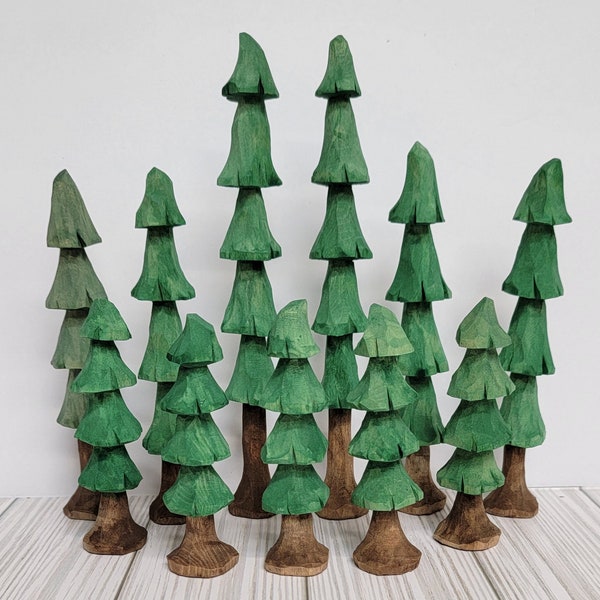 Hand Carved Tree - Etsy