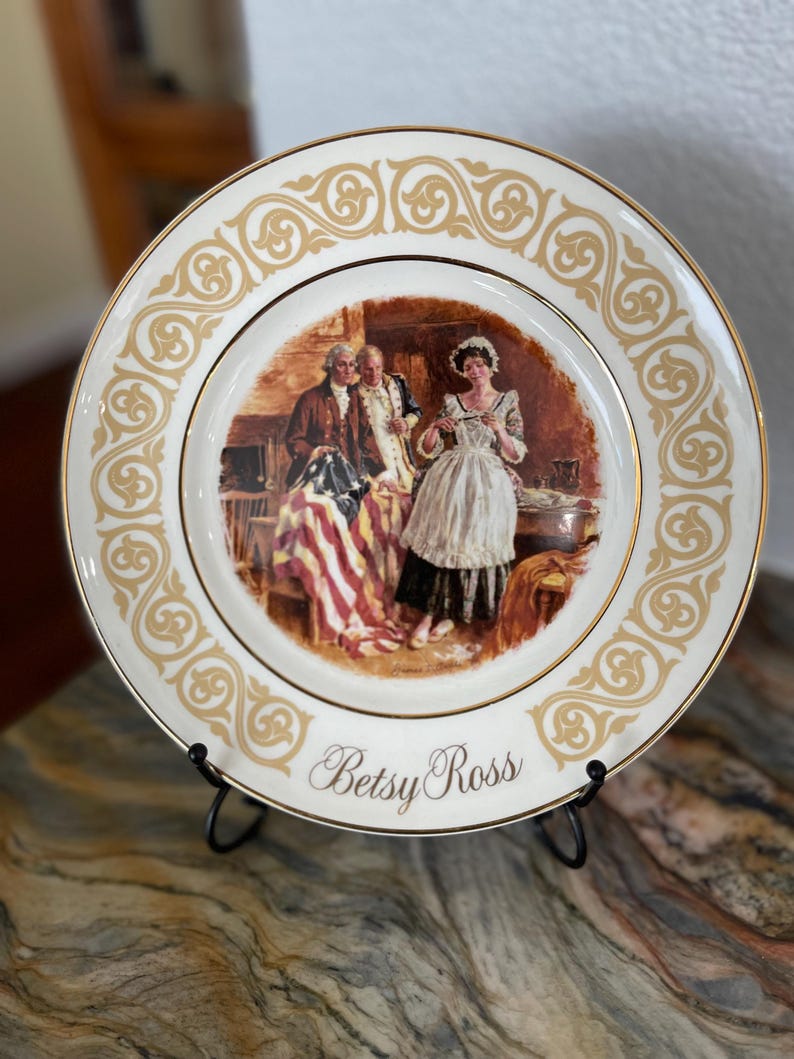 Avon Betsy Ross Plate - Etsy