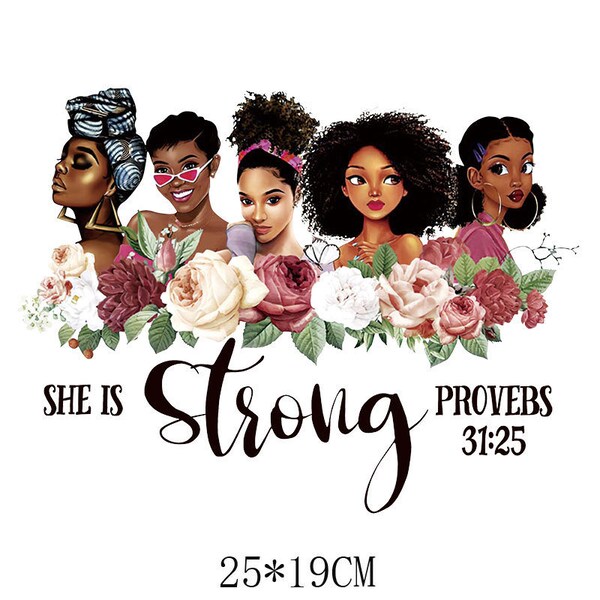 Vinyl Black Girl Transfer Stickers - Etsy