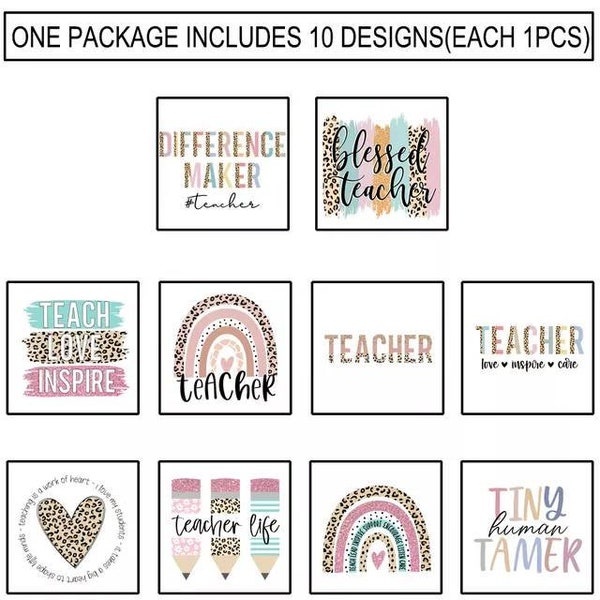 Teacher Iron On - Etsy