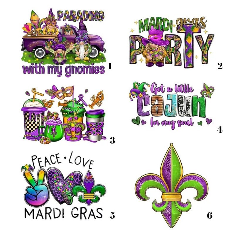 Fashion Iron Mardi Gras on Ready to Press HTV High Density Heat Press ...
