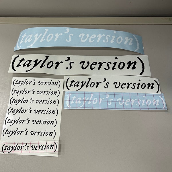 Taylor’s Version Decal - Etsy