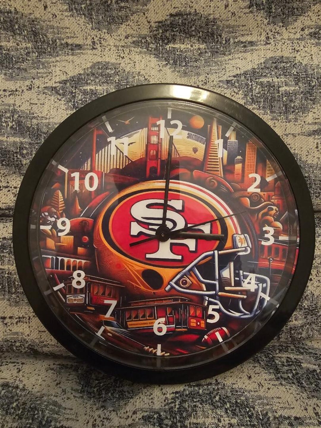 Custom Made San Fransisco 49ers Clock - Etsy