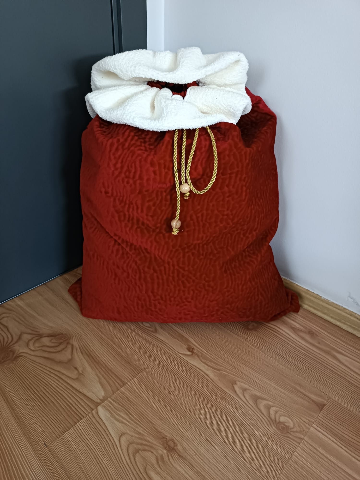 Santa Sack, Red Velvet Extra Large Santa Sack, Christmas Gift Sack, Xxl ...