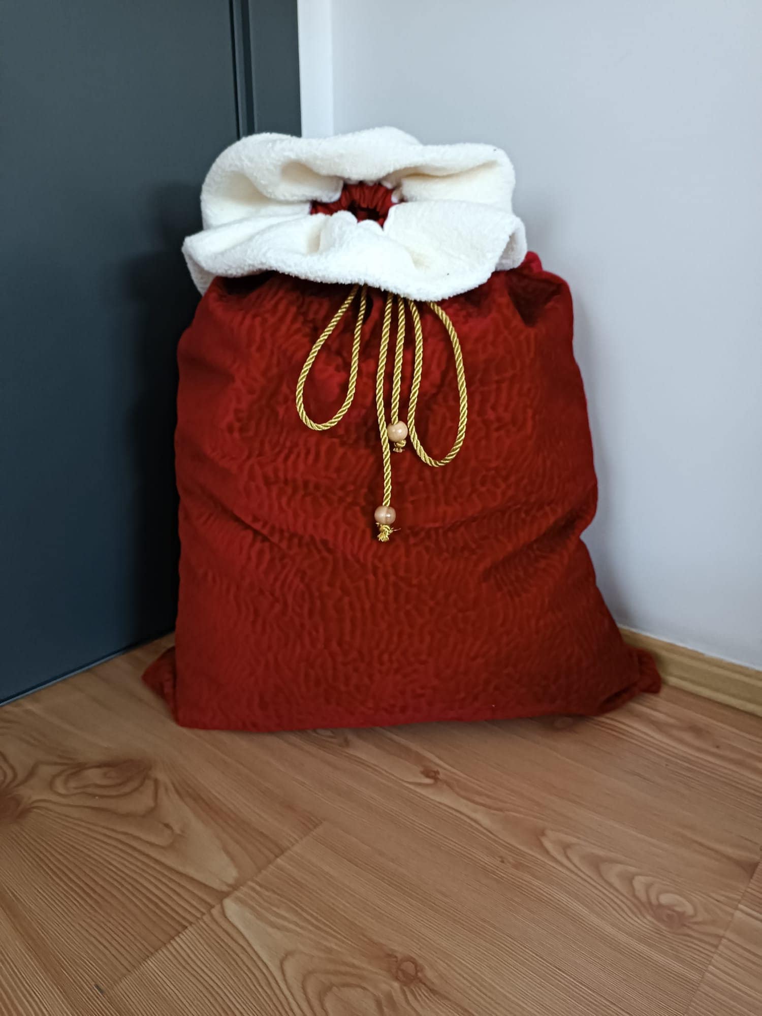 Santa Sack, Red Velvet Extra Large Santa Sack, Christmas Gift Sack, Xxl ...