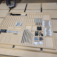CNC Router Deluxe Tool and Bit Organizer Storage Tray - Digital File ...