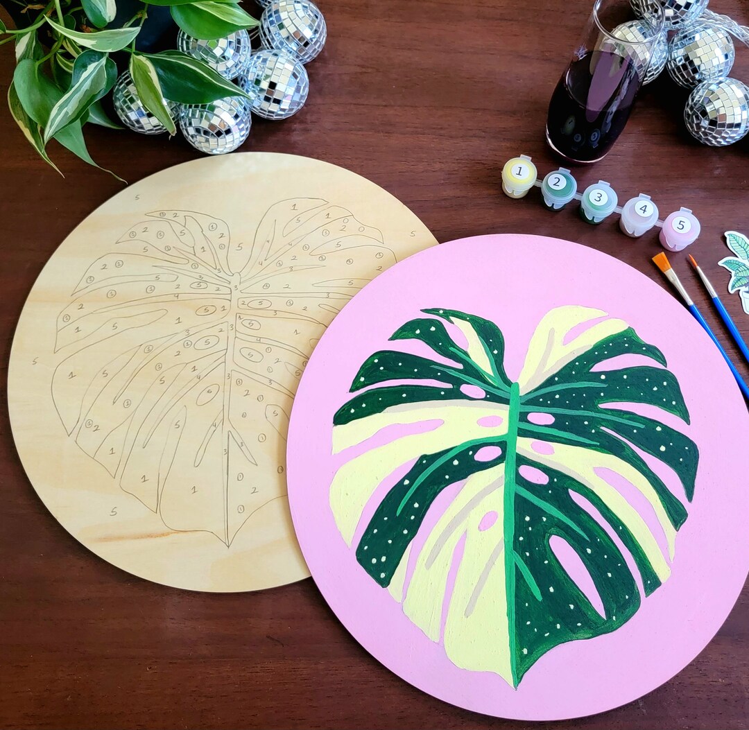 Thai Constellation Paint by Number Kit- Botanical Paint-by-number Kit ...